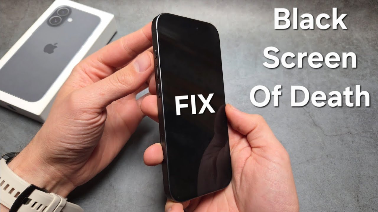 FIX iPhone 17 / 17 Pro - Black Screen , Not Responding, Not Turning on ...