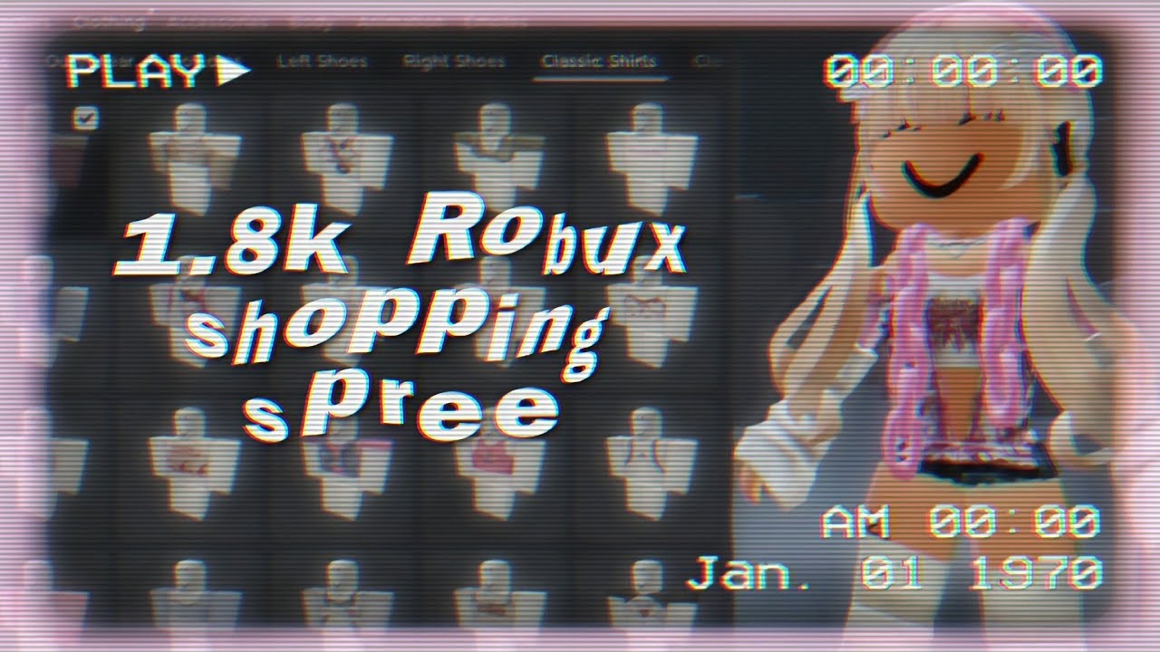 1.8K ROBUX SHOPPING SPREE #5 - YouTube