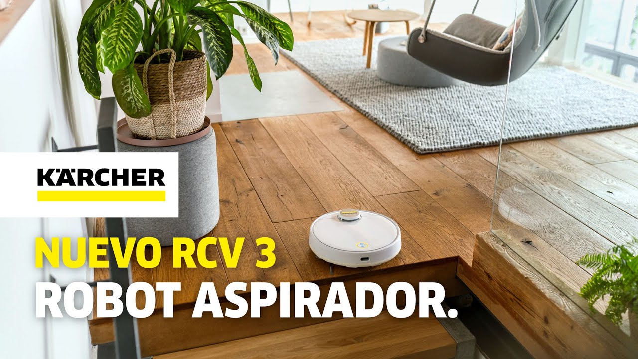 Nuevo robot inteligente para la limpieza de suelos RCV3 - YouTube