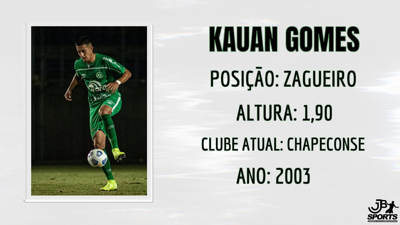 Kauan Gomes - Zagueiro 2003 - YouTube