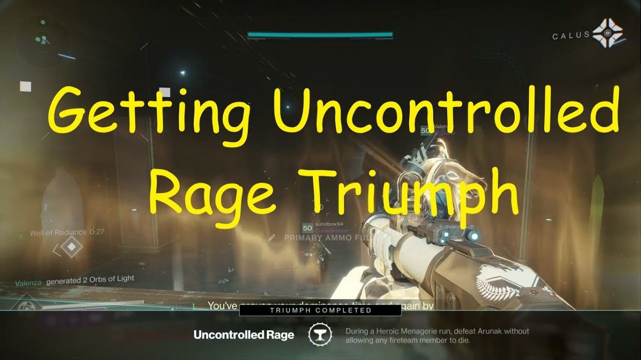 Heroic Menagerie: Getting Uncontrolled Rage Triumph - YouTube