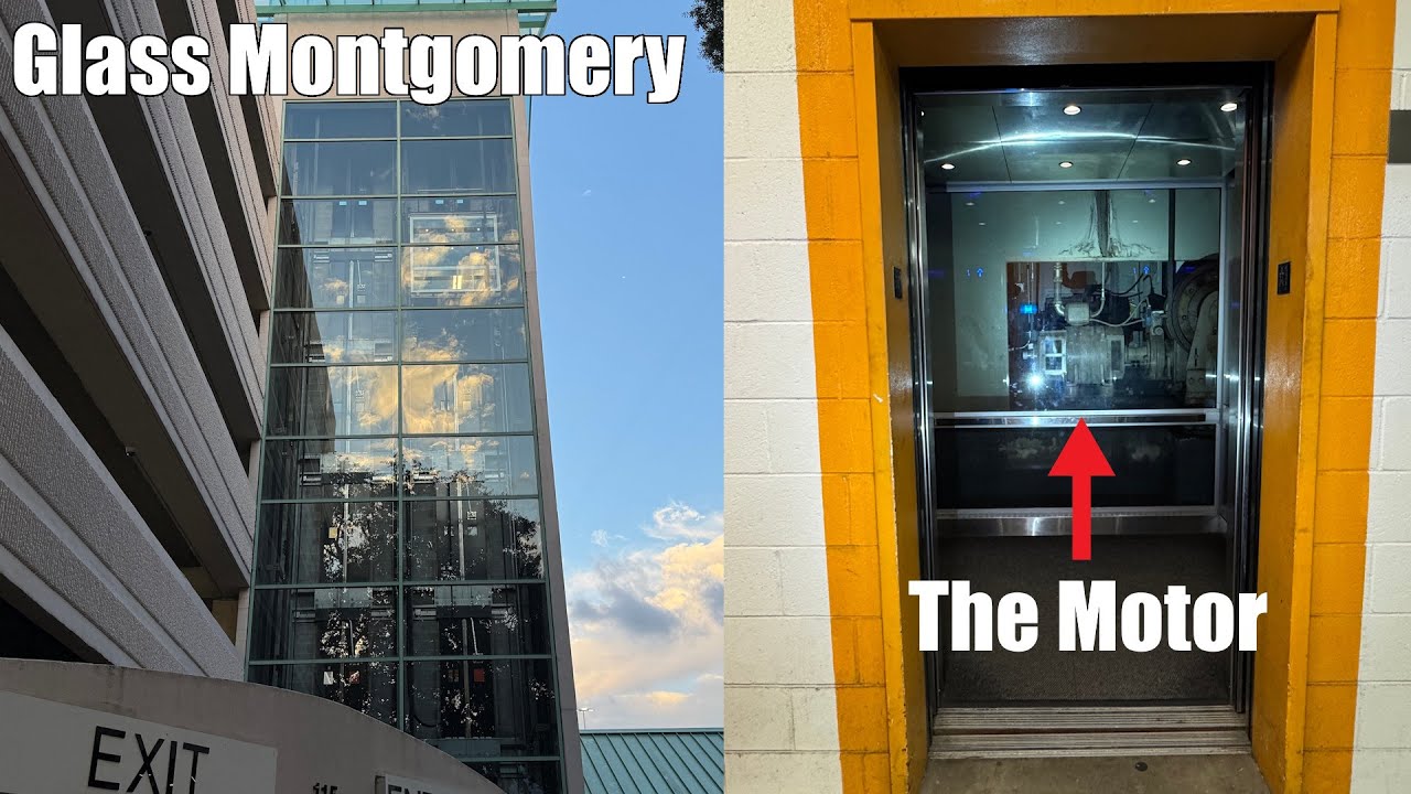 Epic Bottom Drive Montgomery Glass Elevators at the Cherokee Garage in ...