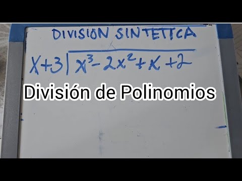 División de Polinomios con División Sintética | Valeria Gutierrez - YouTube