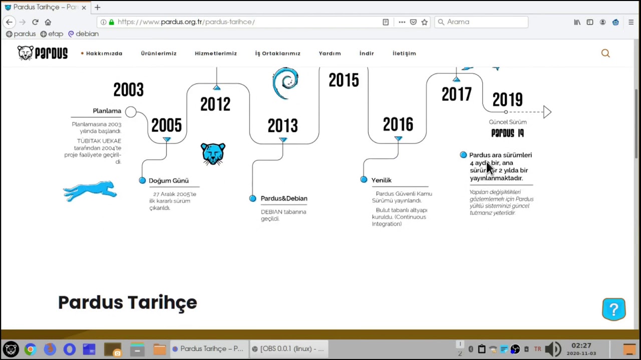 1 - Pardus Hakkında - YouTube
