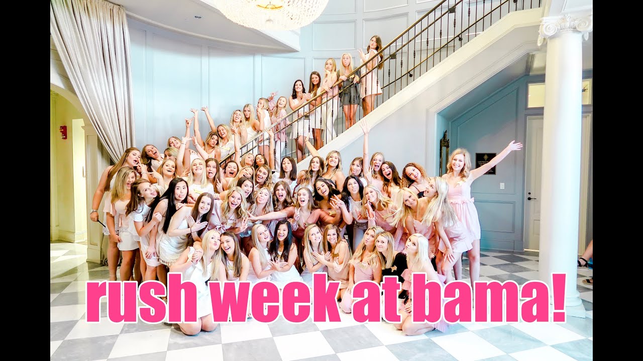 SORORITY RUSH WEEK VLOG | University of Alabama - Pi Beta Phi - YouTube