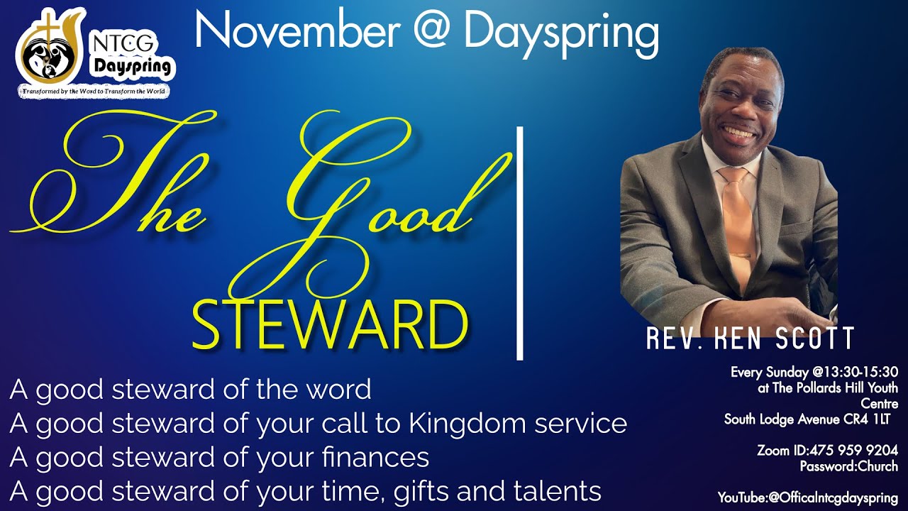 THE GOOD STEWARD - Sermon SERIES - YouTube
