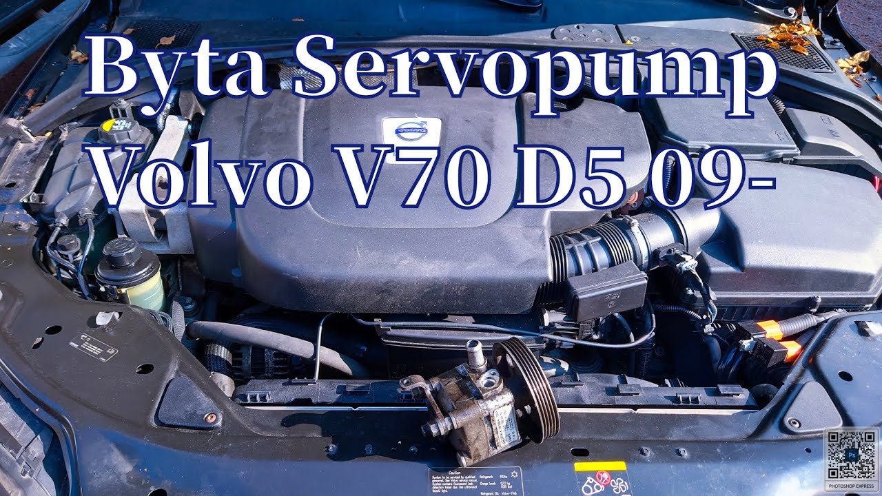 Byta servopump Volvo V70 D5 Fas 2 - YouTube