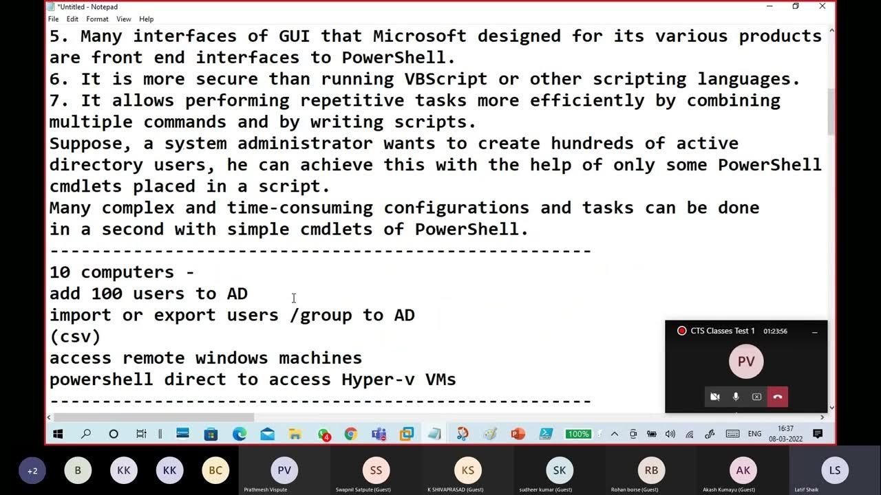 (B13) PowerShell Part1 Intro, Basic Cmdlets, File , Directory - New,Set,Get,ADD,Copy,Move,Remove ...