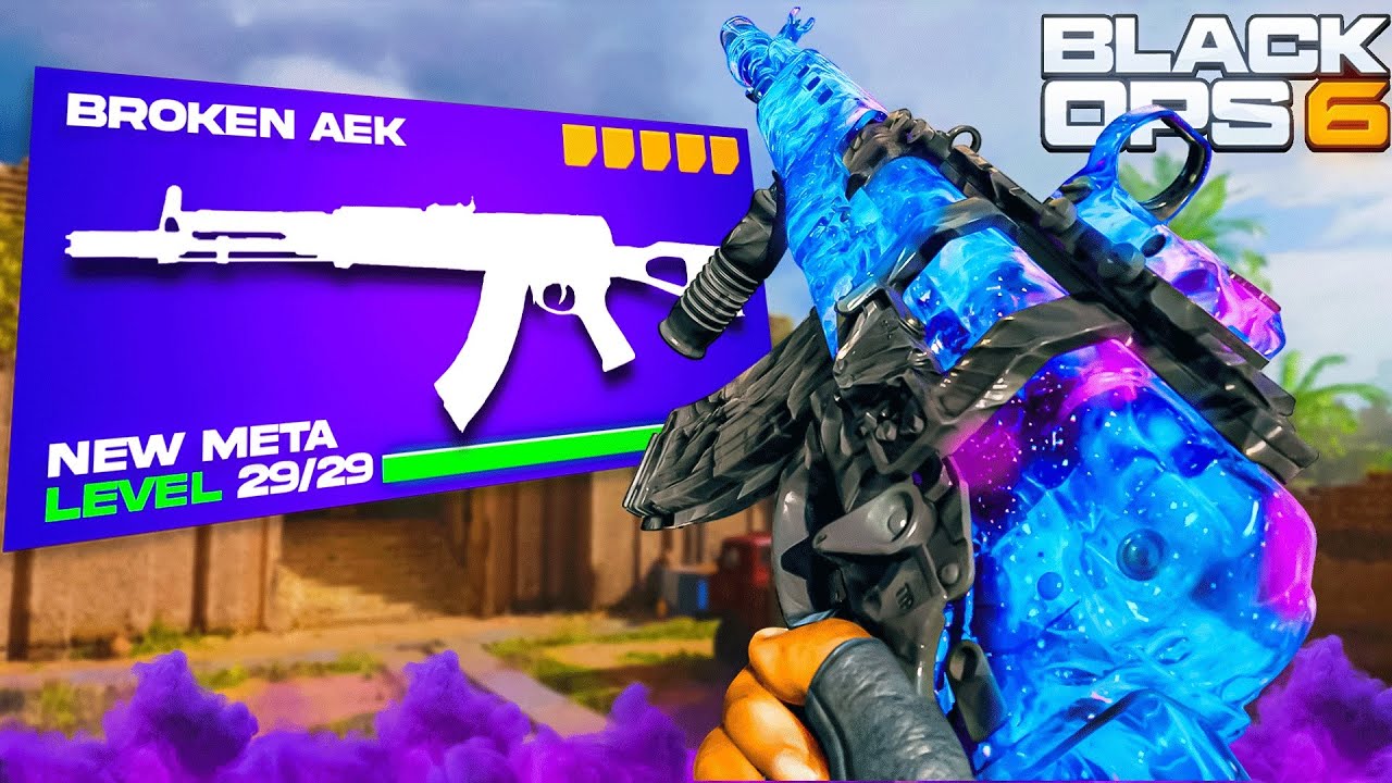 *NEW* ONE BURST AEK-973 CLASS IS INSANE IN BO6! (Best AEK 973 Class ...