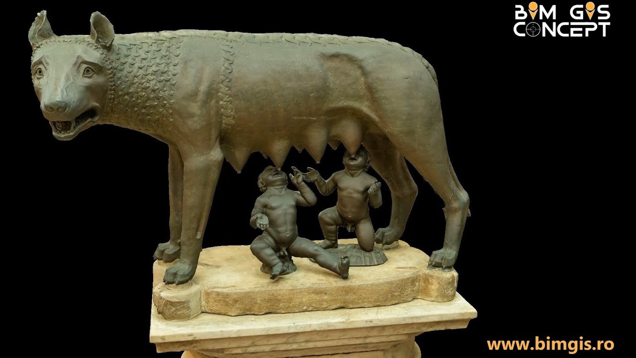 Lupa Capitolina - Capitoline Wolf - 3D model - YouTube