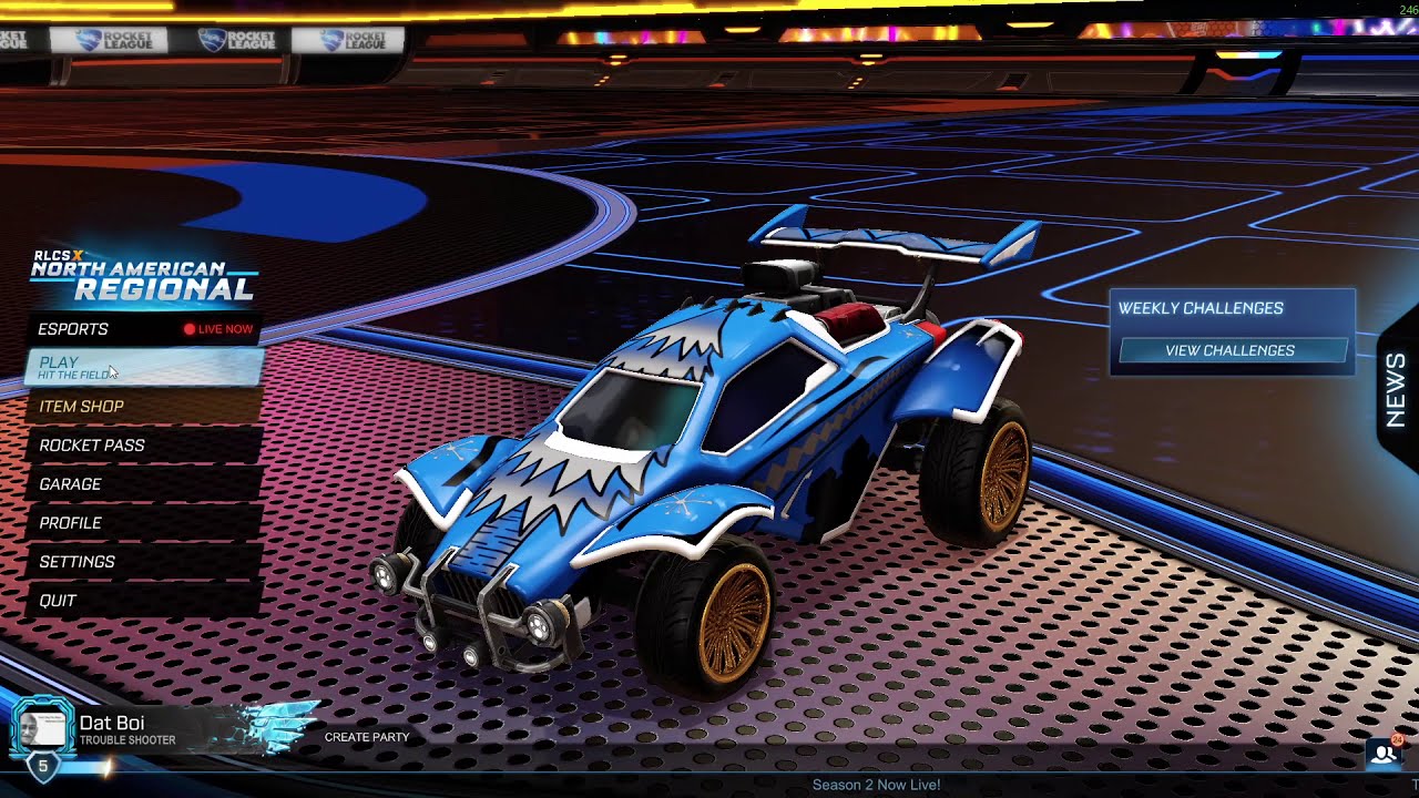 OCTANE: CHRISTMAS TREE DECAL | ROCKET LEAGUE - YouTube