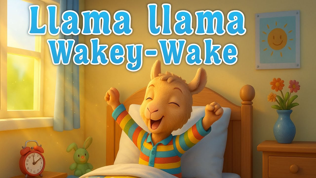 Llama Llama Wakey-Wake by Anna Dewdney 🦙 | Fun Kids Bedtime & Morning ...