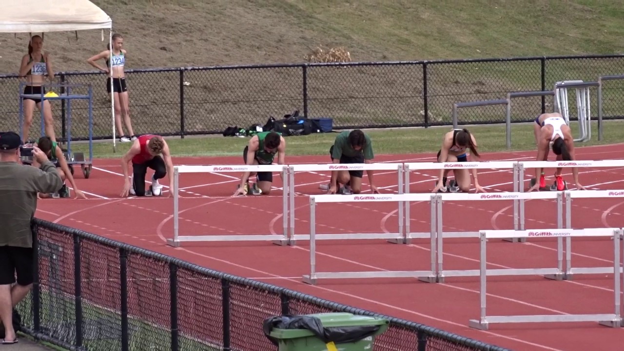 Ht1 Mixed 100m Hurdles, Griffith University Athletics Track, Southport ...