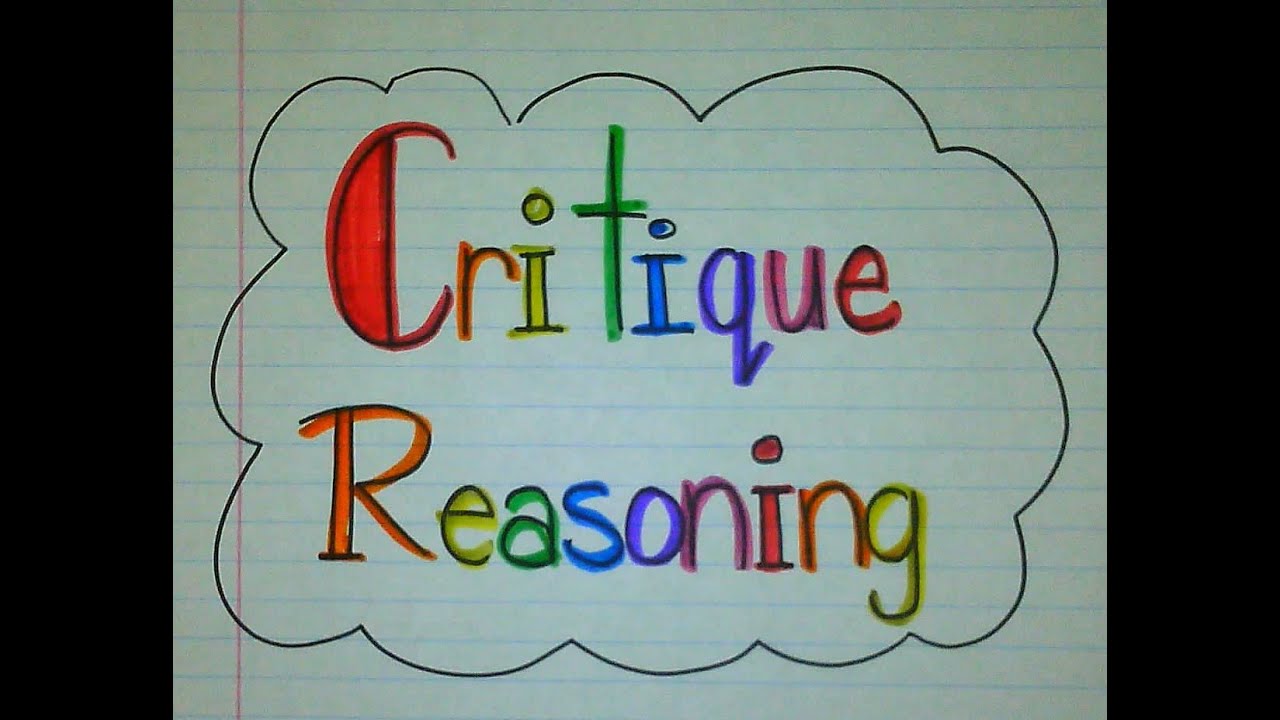 Critique Reasoning - YouTube