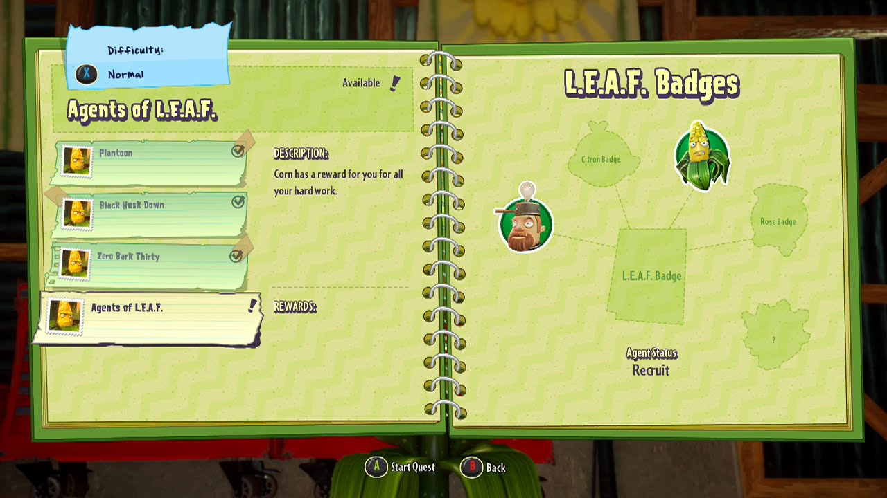 Plants vs Zombies Garden Warfare 2: Agent Corn Quests! (All L.E.A.F ...