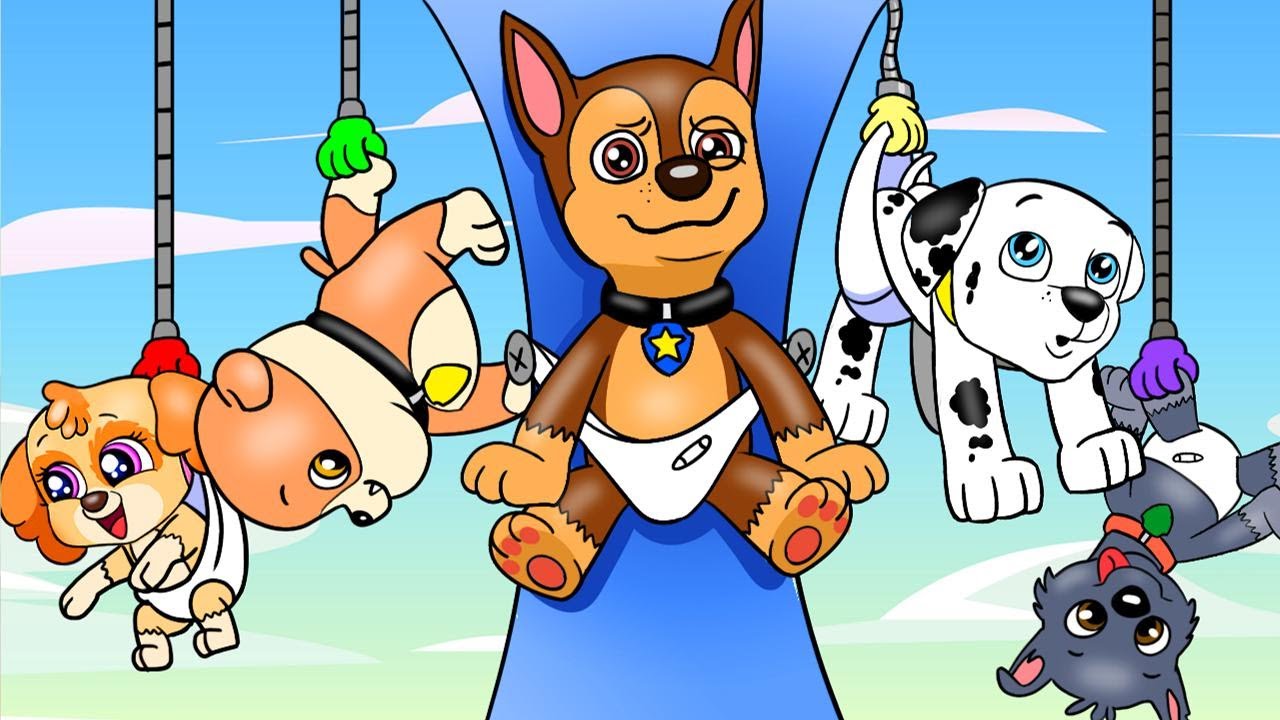 Paw Patrol DAILY LIFE but EVERYONE ARE KIDS- Paw Patrol Ultimate Rescue ...