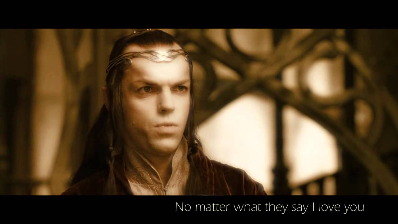 Can't Stop Love（Elrond/Thranduil，Aragon/Legolas） - YouTube