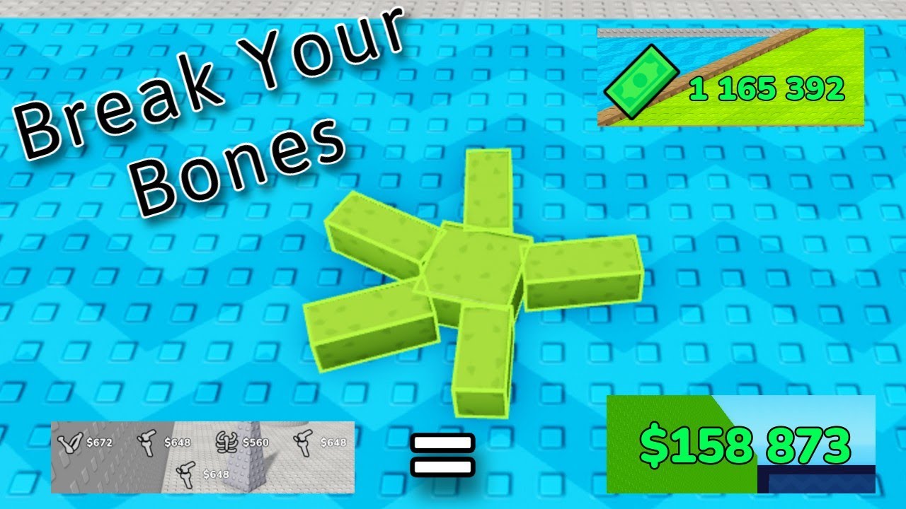 I BROKE My BONES To Earn MILLIONS of DOLLARS! (Roblox Break Your Bones ...