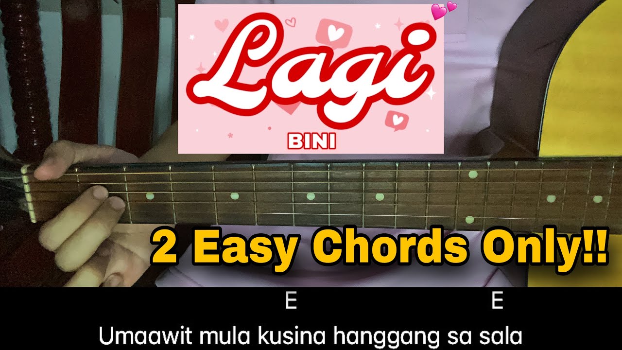 Lagi - BINI (Easy Guitar Tutorial) - YouTube