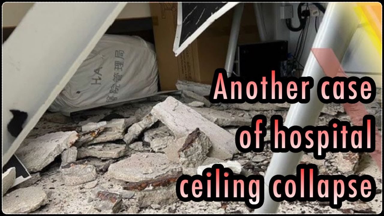 TVB News | 8 Mar 2023 | Another case of hospital ceiling collapse - YouTube