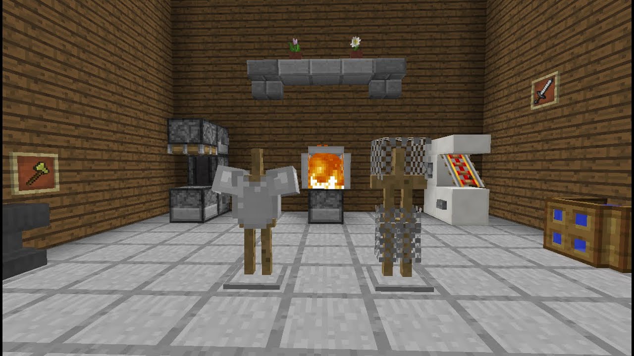How to make a Modern BlackSmith shop in Minecraft! - YouTube