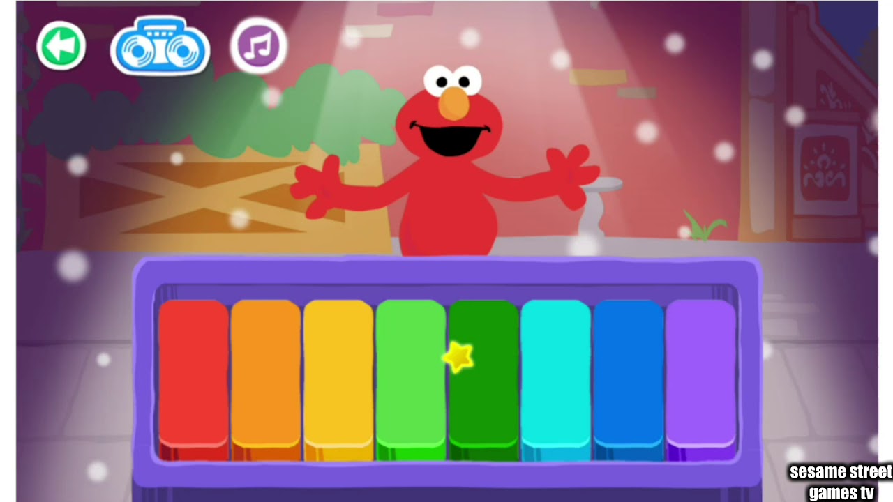 Sesame Street Elmo's Happy Dance With Monster Music - YouTube