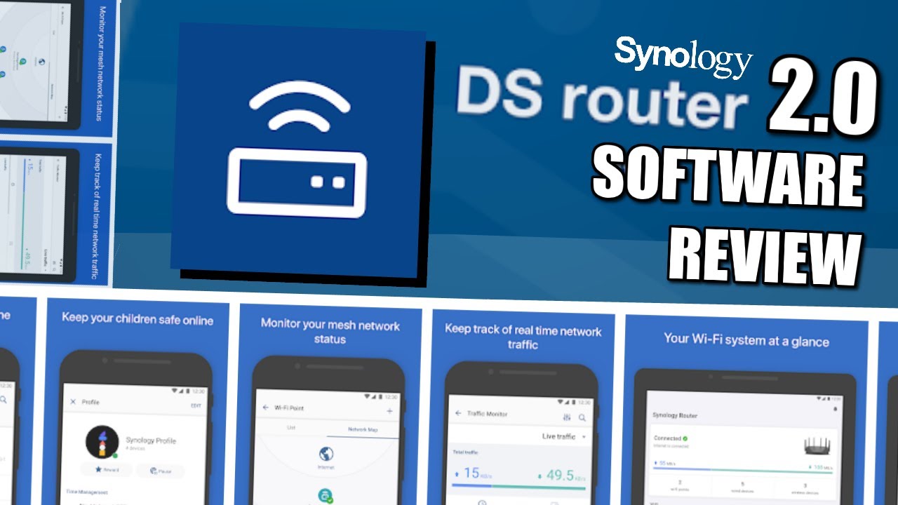Synology DS Router 2.0 Mobile App Review - YouTube