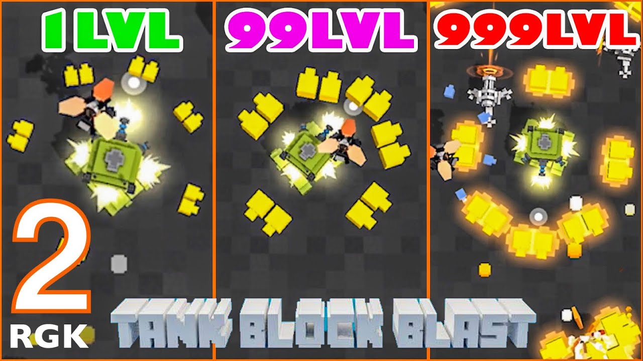 TANK BLOCK BLAST: BLOCK TANK SHOOTING GAMES| MK2 TANK BATTLE BLOCK ...