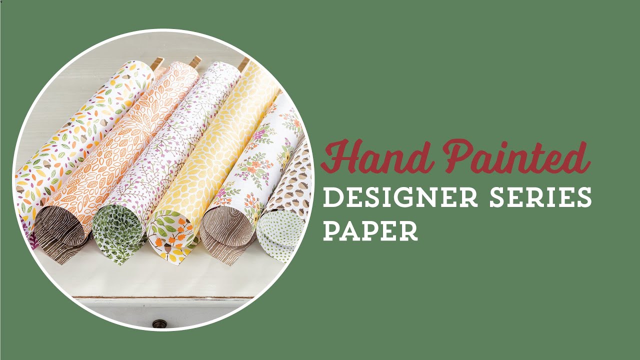 Creating Designer Series Paper by Stampin’ Up! - YouTube