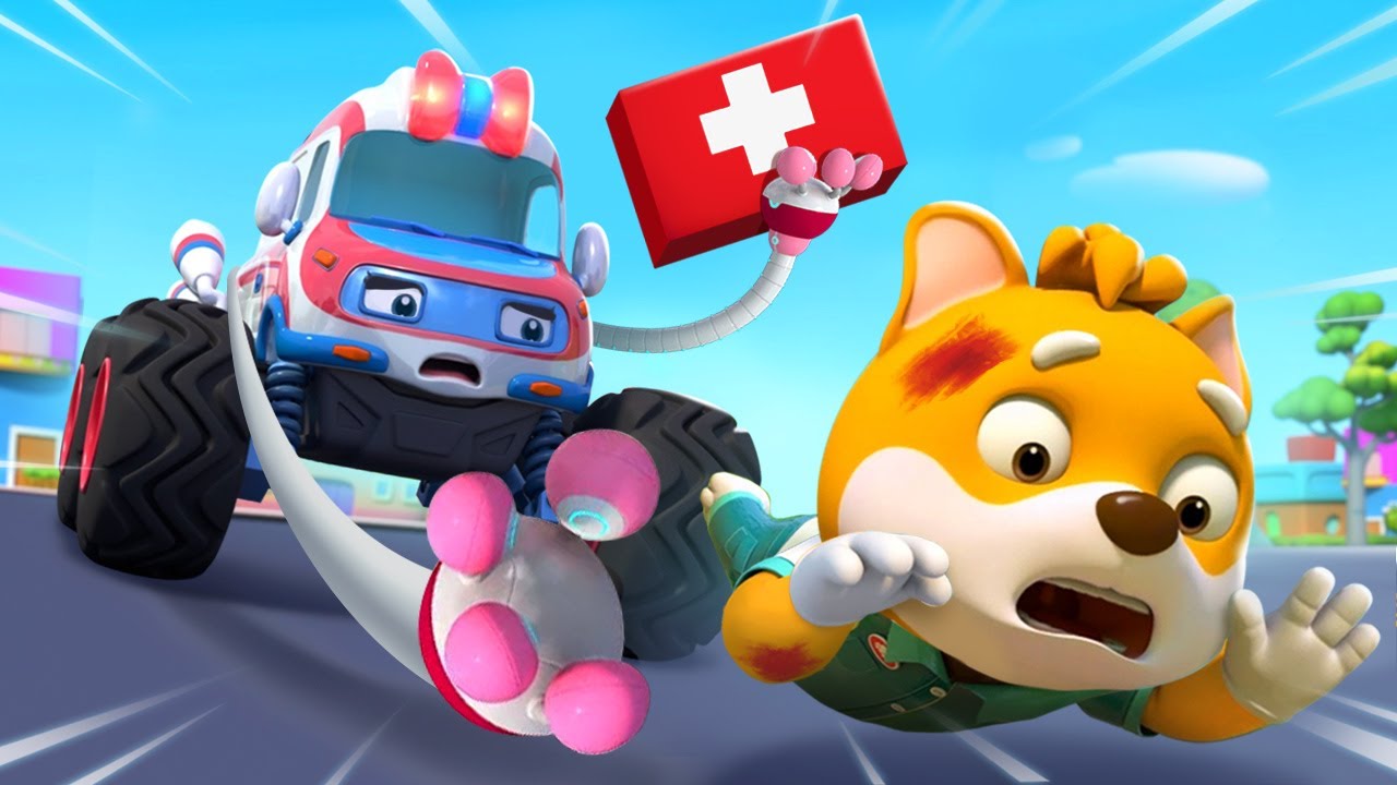 Mechanic Zac Got Hurt! | Ambulance Rescue Team | Car Cartoon | Kids ...
