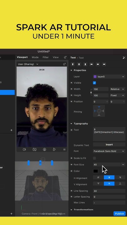 Face Filters හදමු | How to Add Current Time | Spark AR Studio Tutorial - YouTube