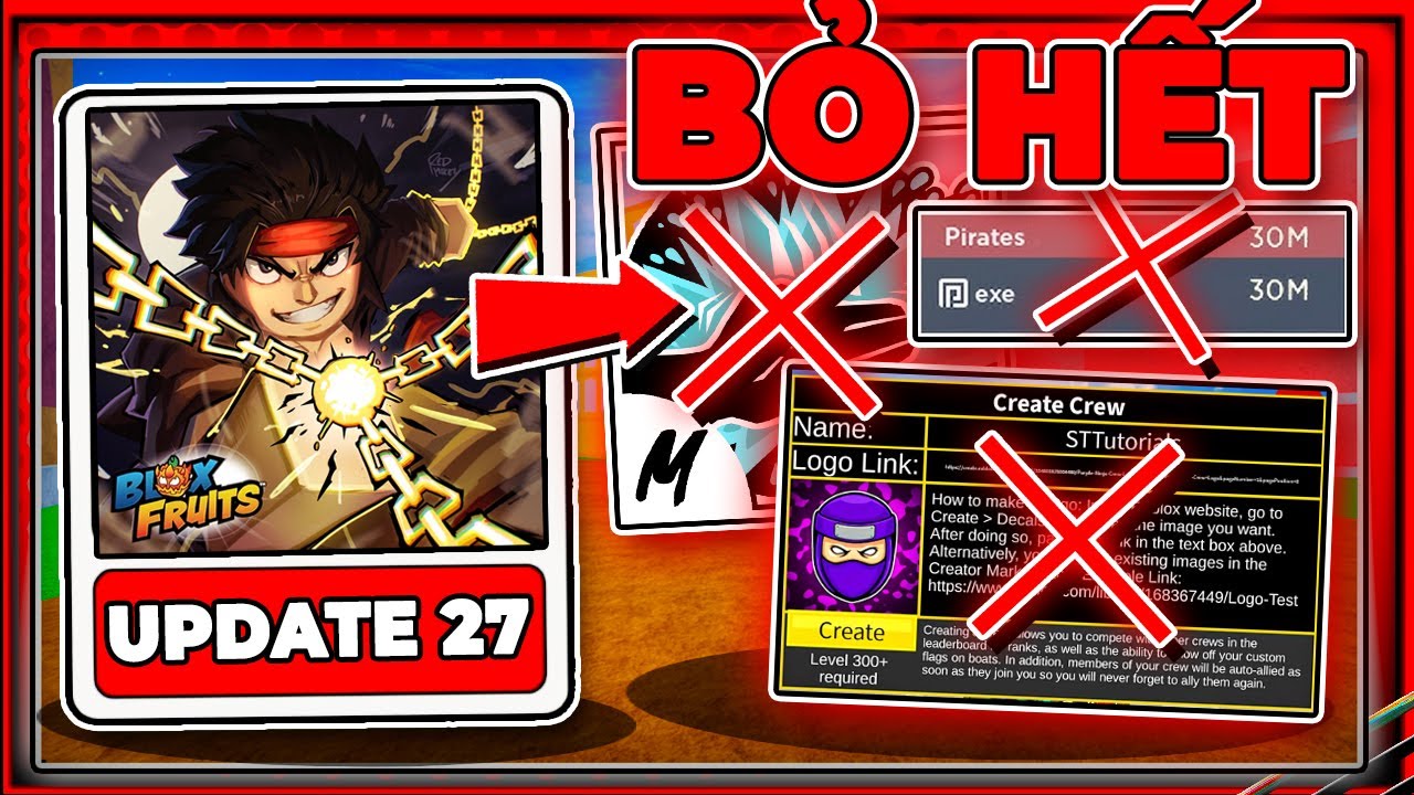 Bản Tin Roblox - Hàng Loạt Chức Năng Bay Màu Vì Update 27 Blox Fruits ...