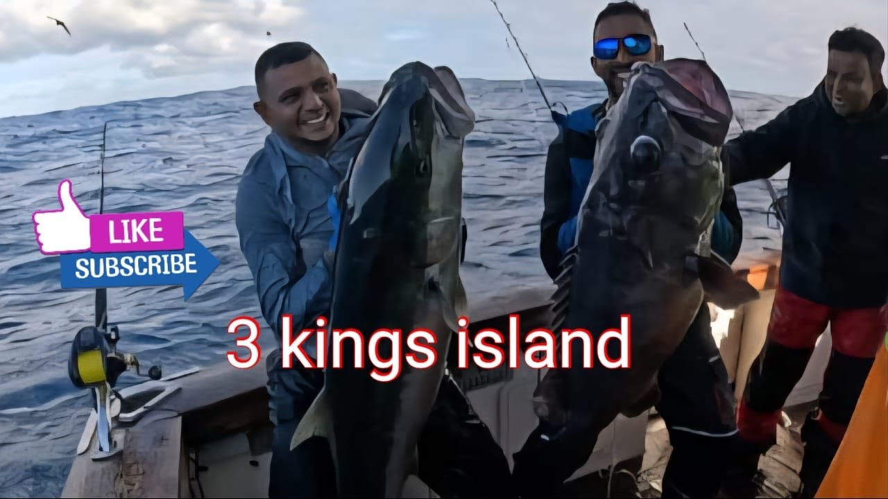 3 Kings Island. Part one.. Bass, Hapuka, Bluenose, kingfish - YouTube
