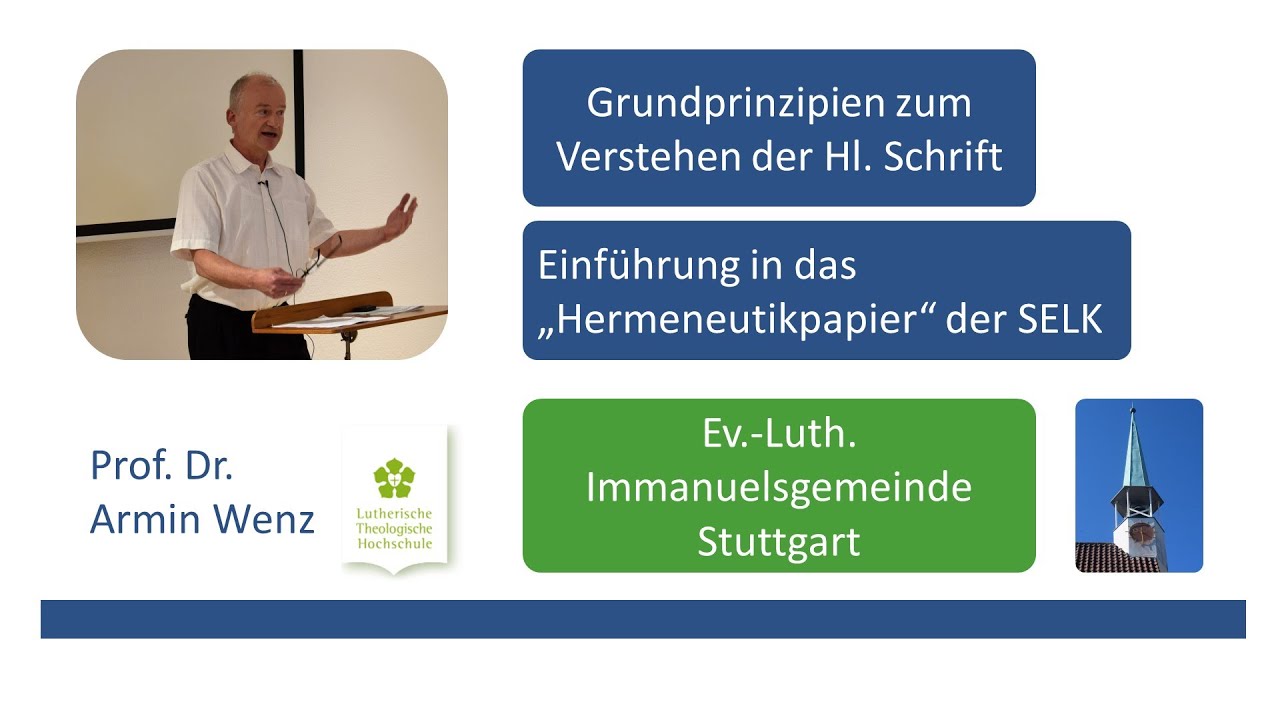 Grundprinzipien zum Verstehen der Hl. Schrift - „Hermeneutikpapier“ der ...