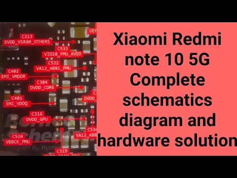 Xiaomi REDMI Note 10 5G complete Schematic diagram and hardware ...
