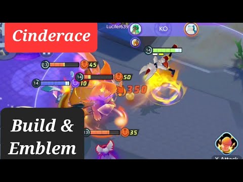 Cinderace Build With Emblem | Pokemon Unite - YouTube