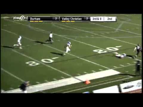 #10 Theman Taylor III passes to # 17 Vince Volpatti for 65 yd TD - YouTube