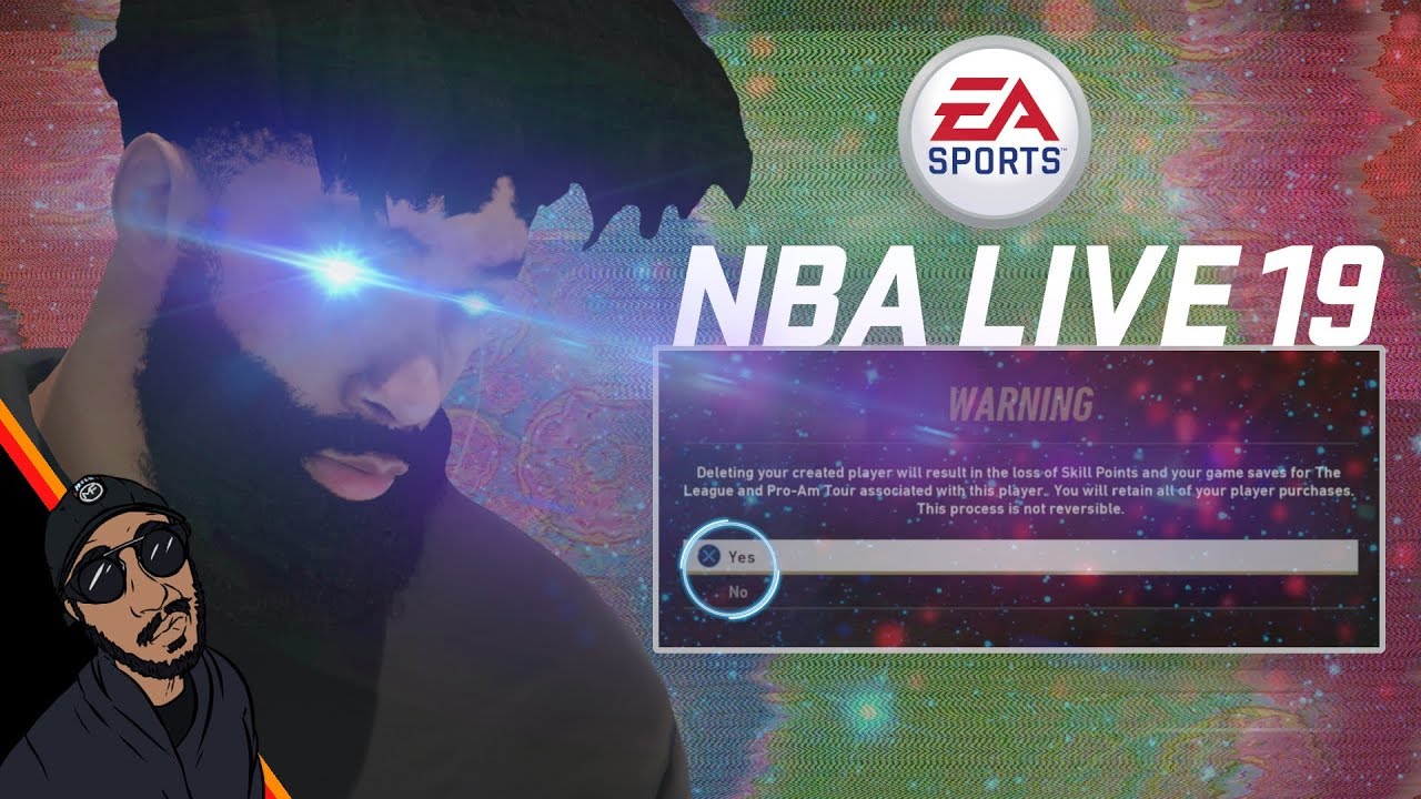 NBA LIVE 19 | HOW TO DELETE & CREATE A NEW PLAYER IN THE DEMO ...