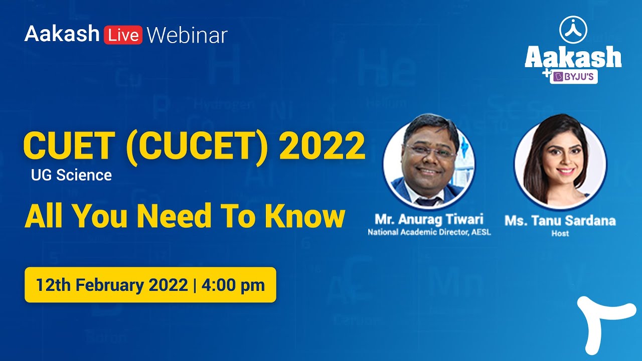CUET 2022 (CUCET UG Science) - All You Need to Know | Complete ...