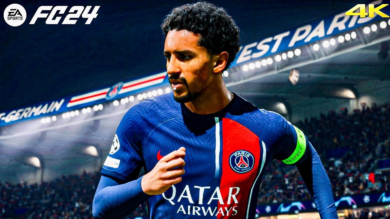 EAFC 24- PSG Vs Barcelona - UEFA Champions League Quarter Finals | PS5™ [4K60] - YouTube