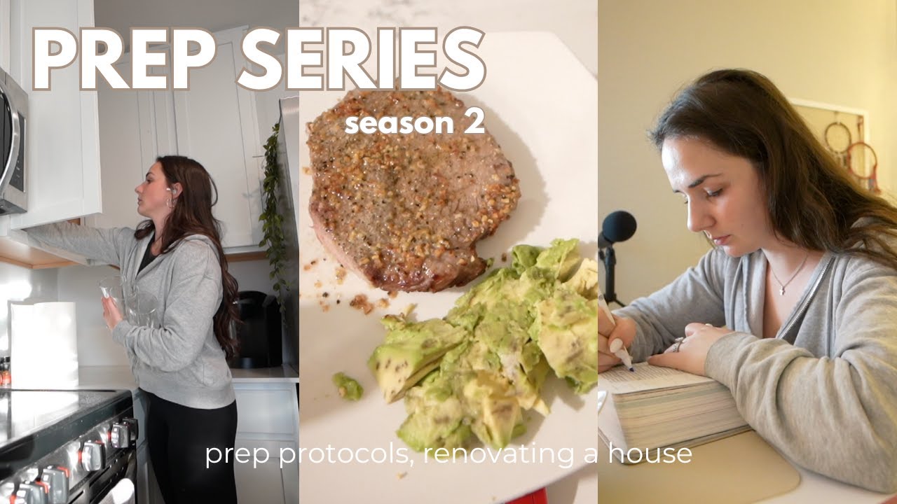 START OF PREP | week 1 | remodeling a house, starting prep protocols ...