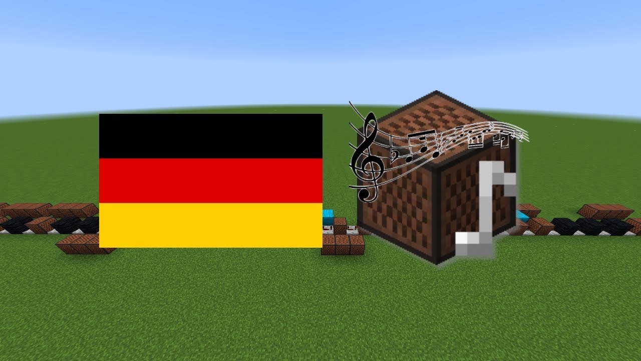 Minecraft: German National Anthem with Note Blocks - YouTube