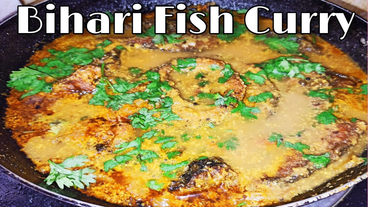 रोहू मछली झोर बिहारी स्टाइल | Bihari Fish Curry with Mustard Masala ...