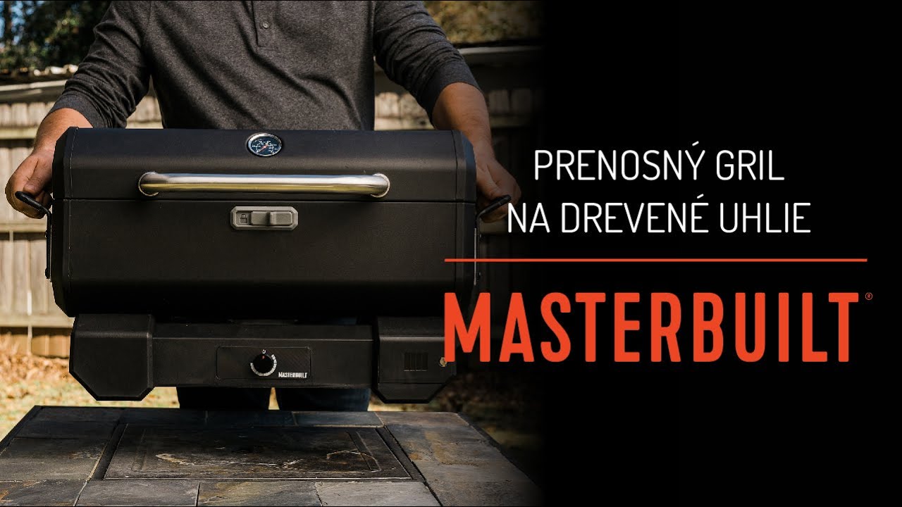 Prenosný gril na drevené uhlie Masterbuilt - YouTube