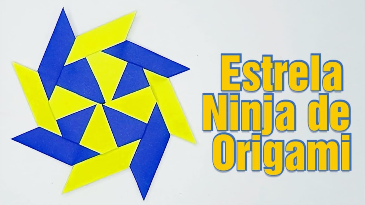 Como fazer Estrela NINJA de ORIGAMI - YouTube