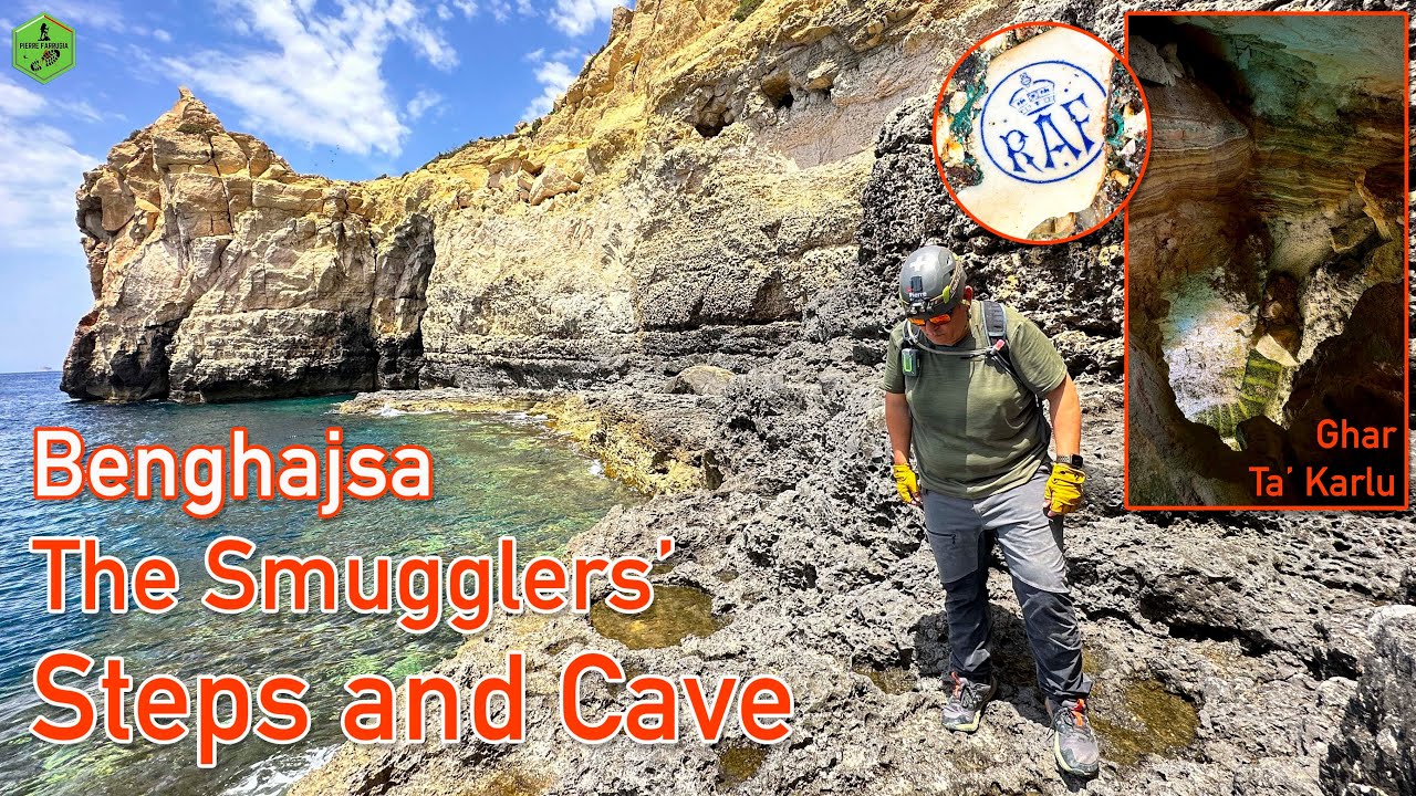Smugglers' Steps and Ta' Karlu Cave - Benghajsa Malta - YouTube