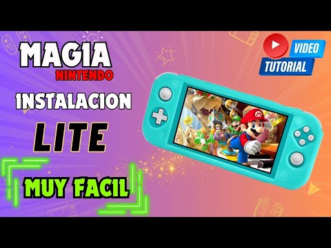 Magia Nintendo Switch lite Hwfly, tutorial liberación - YouTube