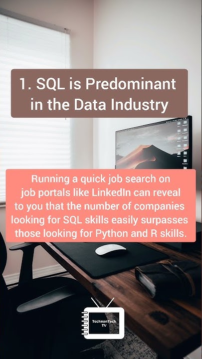 5 Reasons Why You Should Learn SQL | TechnonTechTV - YouTube