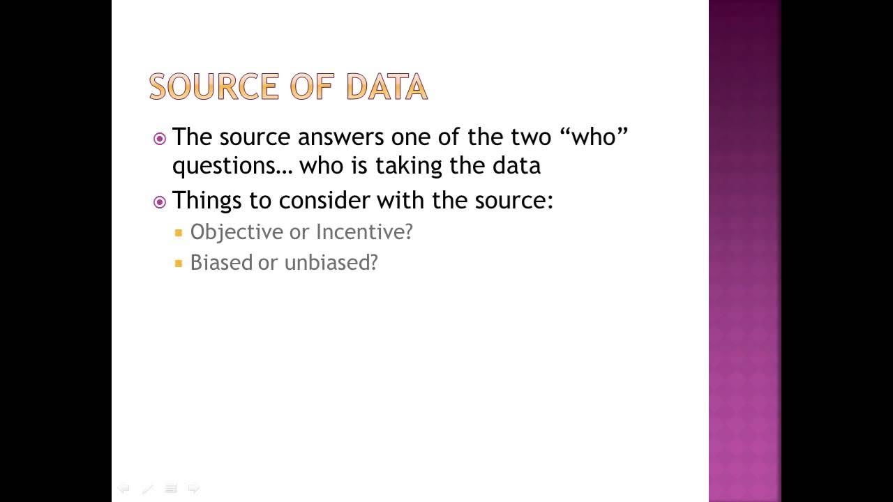 Lesson 1-1 - Introduction & Statistical Thinking - YouTube
