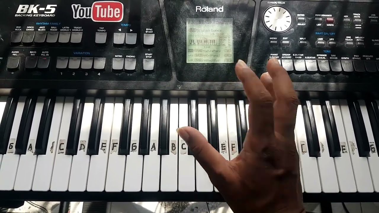 cara mudah belajar keyboard untuk pemula - YouTube